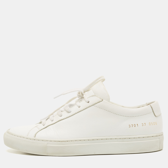 Common Projects | Shoes | Common Projects White Leather Achilles ...